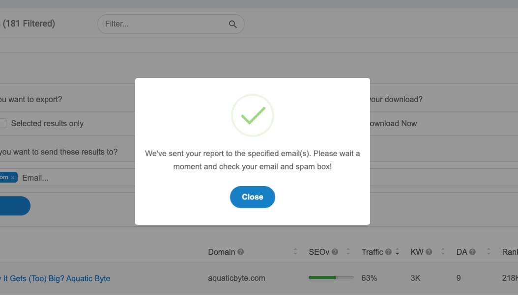 Creating Your First Report - Topicfinder
